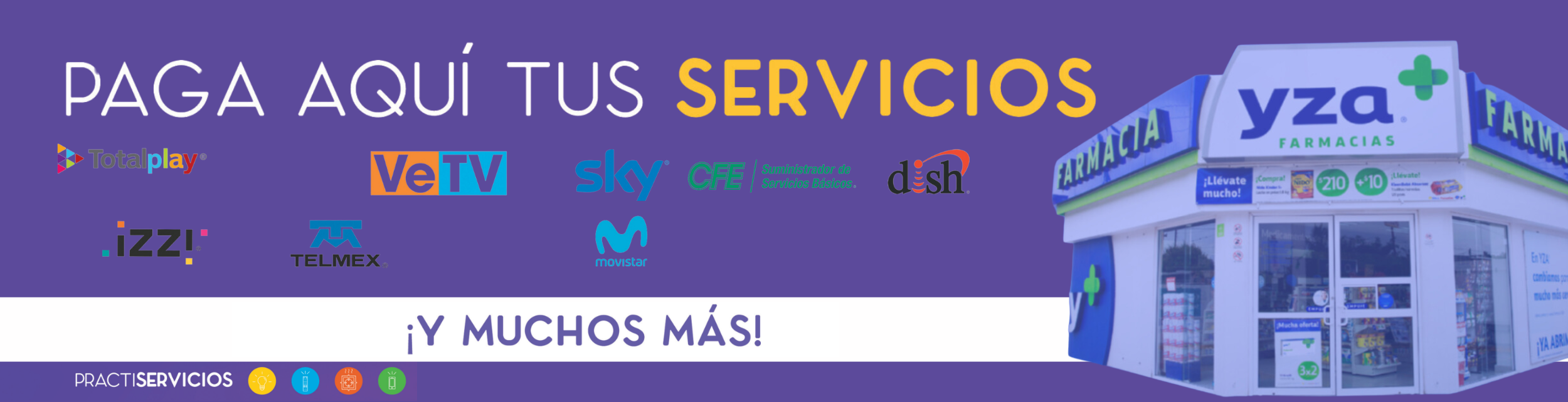 Pago de Servicios en las Farmacias YZA - Farmacias YZA